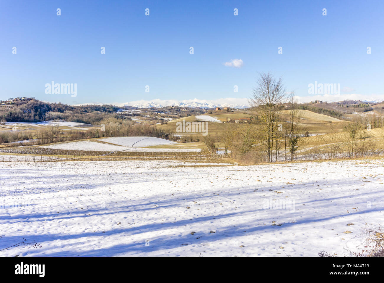 countryside landscape, panorama of turin hills Stock Photo - Alamy