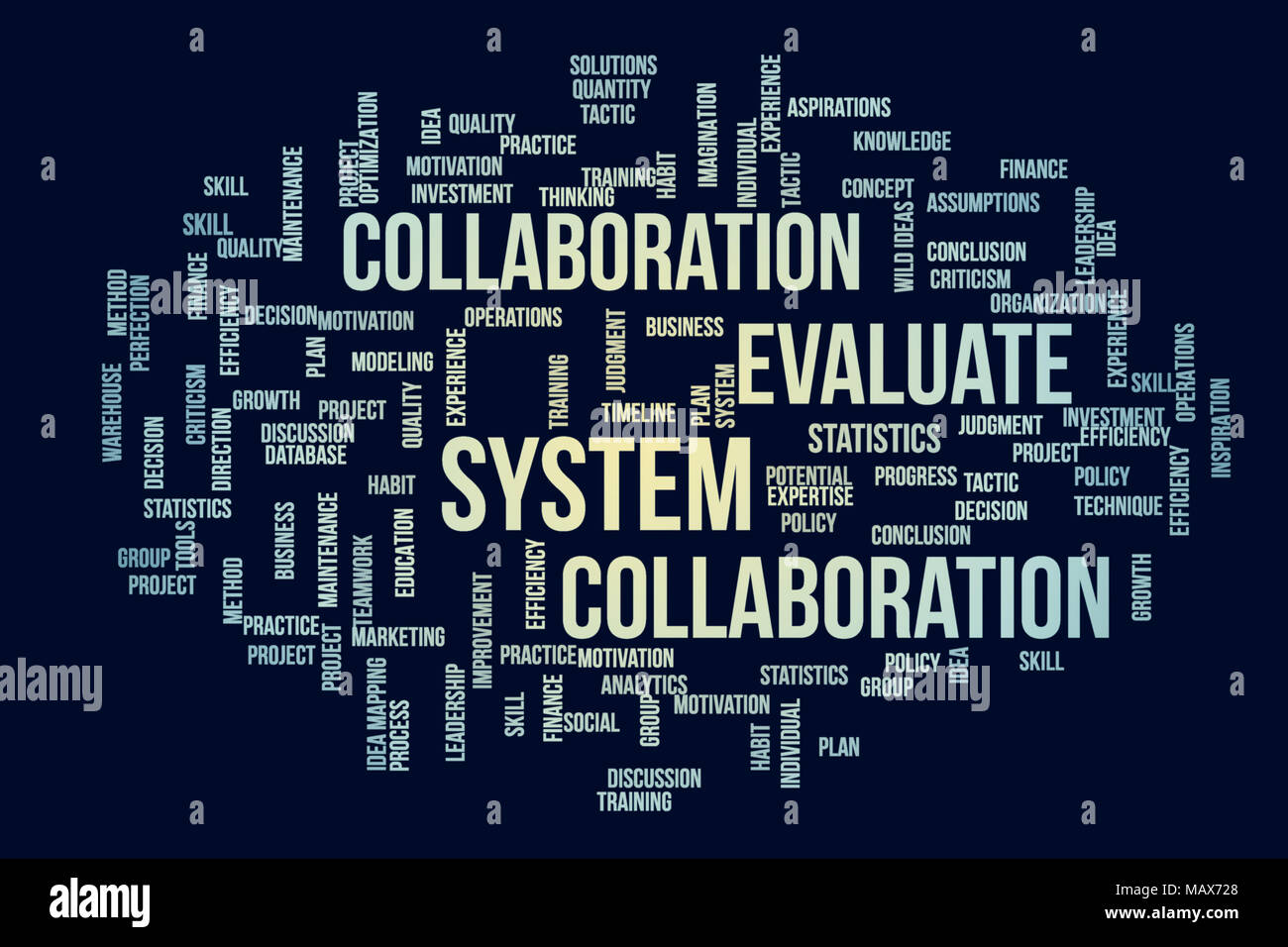 Business conceptual colorful word clouds for web page, graphic design ...