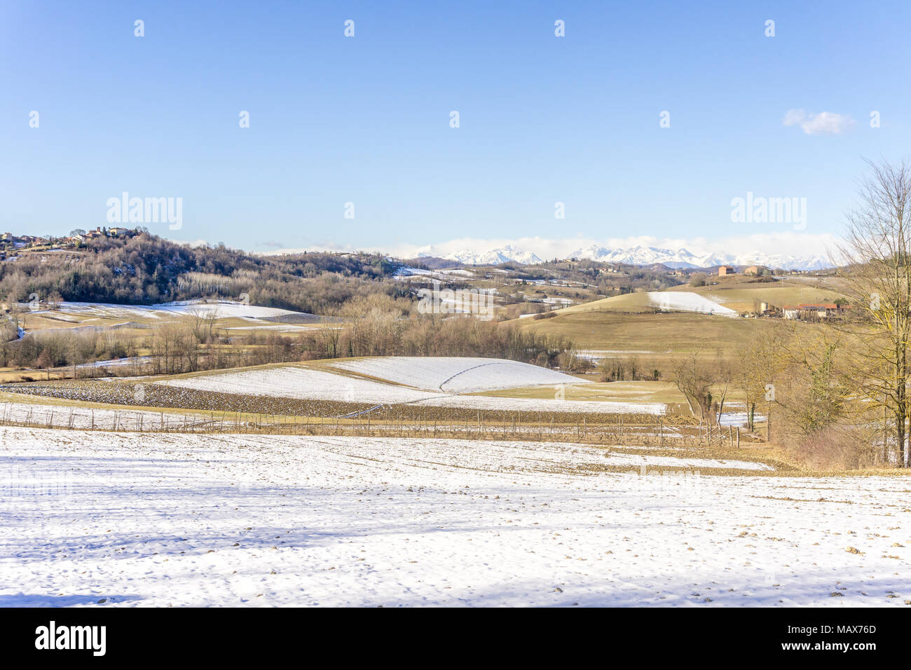 countryside landscape, panorama of turin hills Stock Photo - Alamy