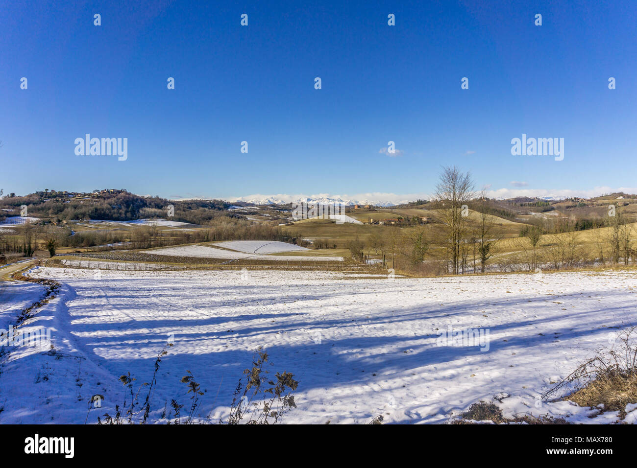 countryside landscape, panorama of turin hills Stock Photo - Alamy