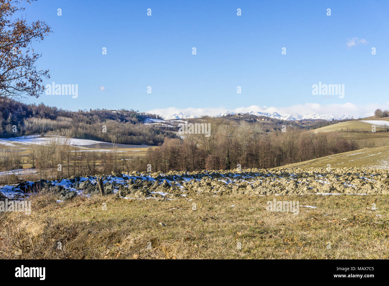 countryside landscape, panorama of turin hills Stock Photo - Alamy