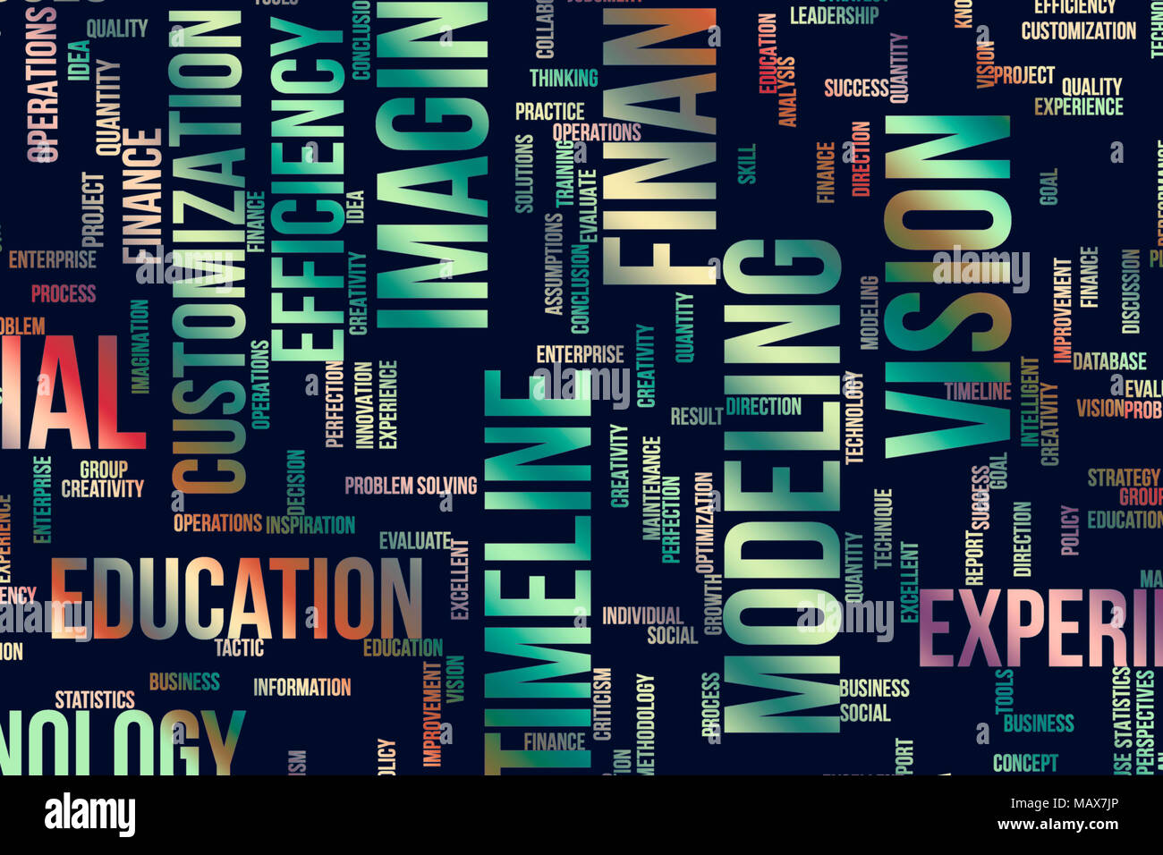 Business conceptual, colorful word clouds for web page, graphic design ...