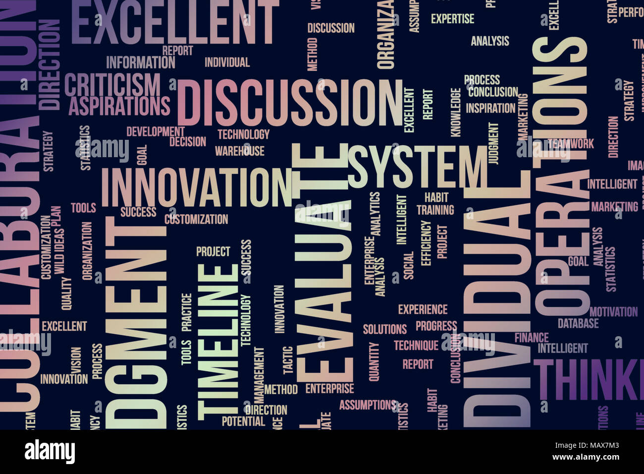 Business conceptual, colorful word clouds for web page, graphic design ...