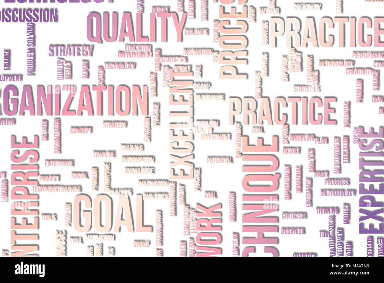 Business conceptual, colorful word clouds for web page, graphic design ...