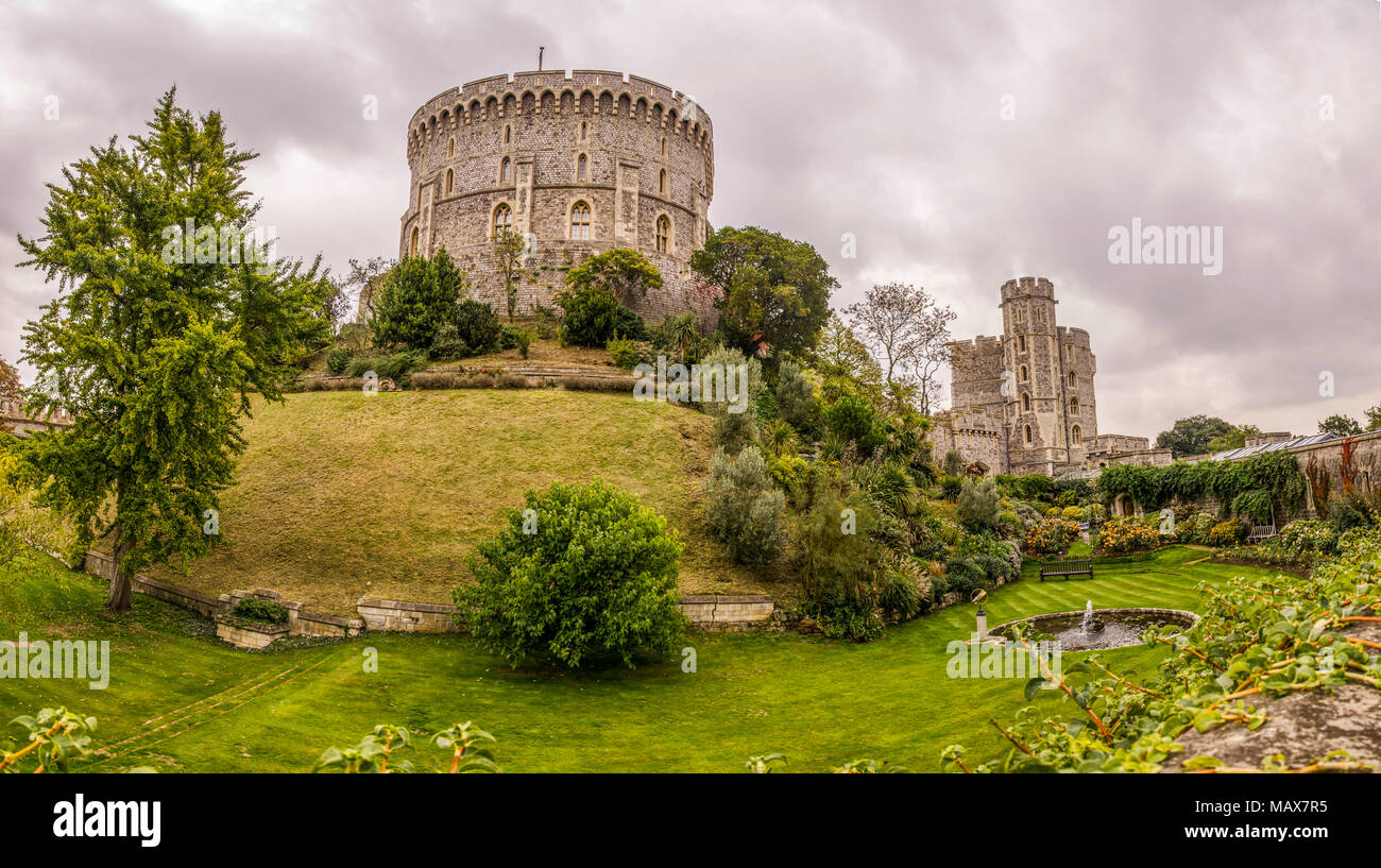West castle panorama Stock Photo - Alamy