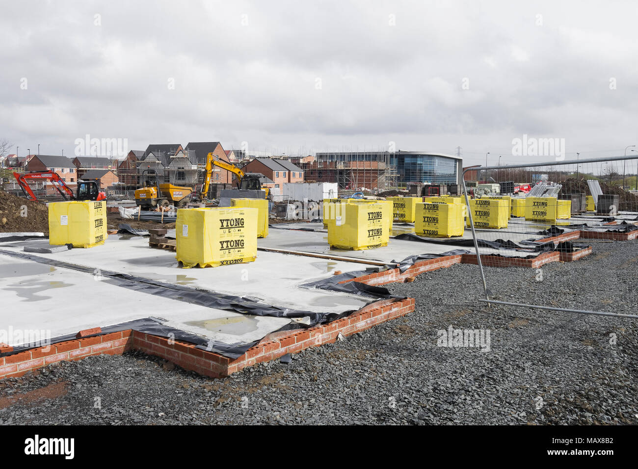 Building bricks foundations hi-res stock photography and images - Alamy