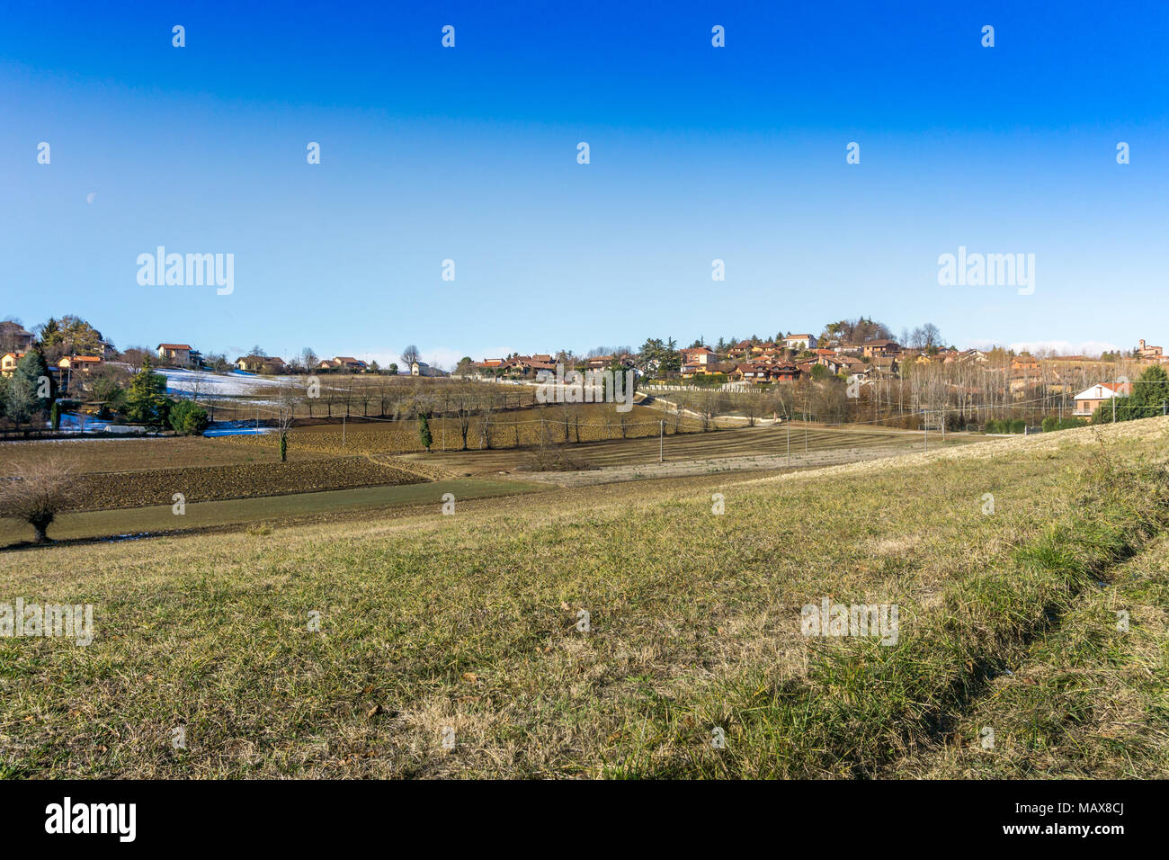 countryside landscape, panorama of turin hills Stock Photo - Alamy