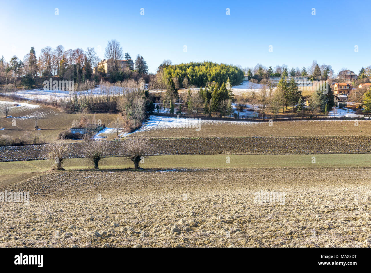 countryside landscape, panorama of turin hills Stock Photo - Alamy