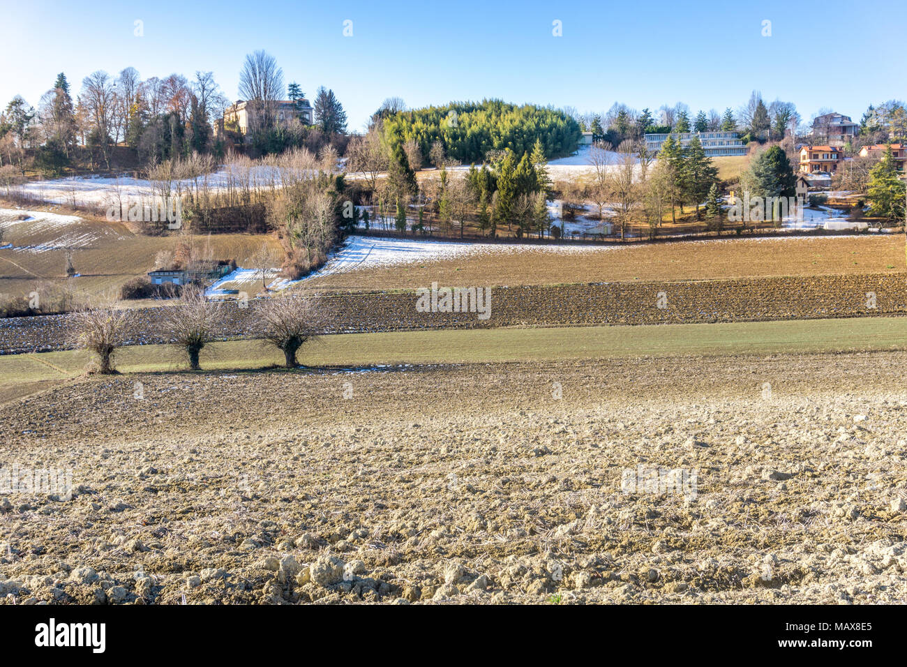 countryside landscape, panorama of turin hills Stock Photo - Alamy