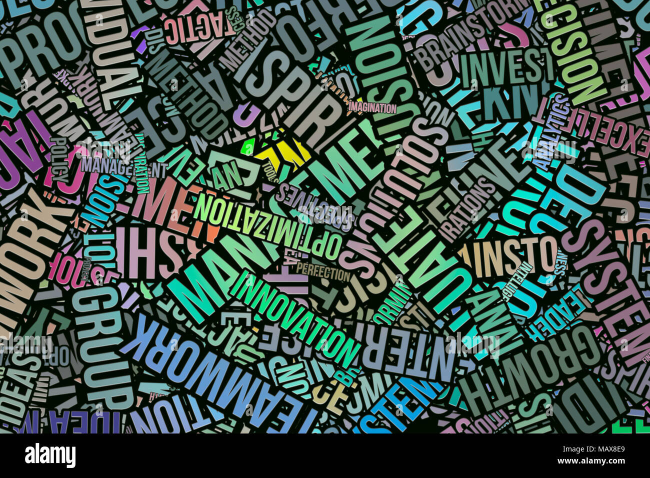 Business word cloud, abstract embossed, for web page, graphic design ...