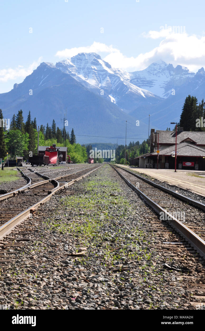 Banff Station was originally built for the Canadian Pacific Railway but ...