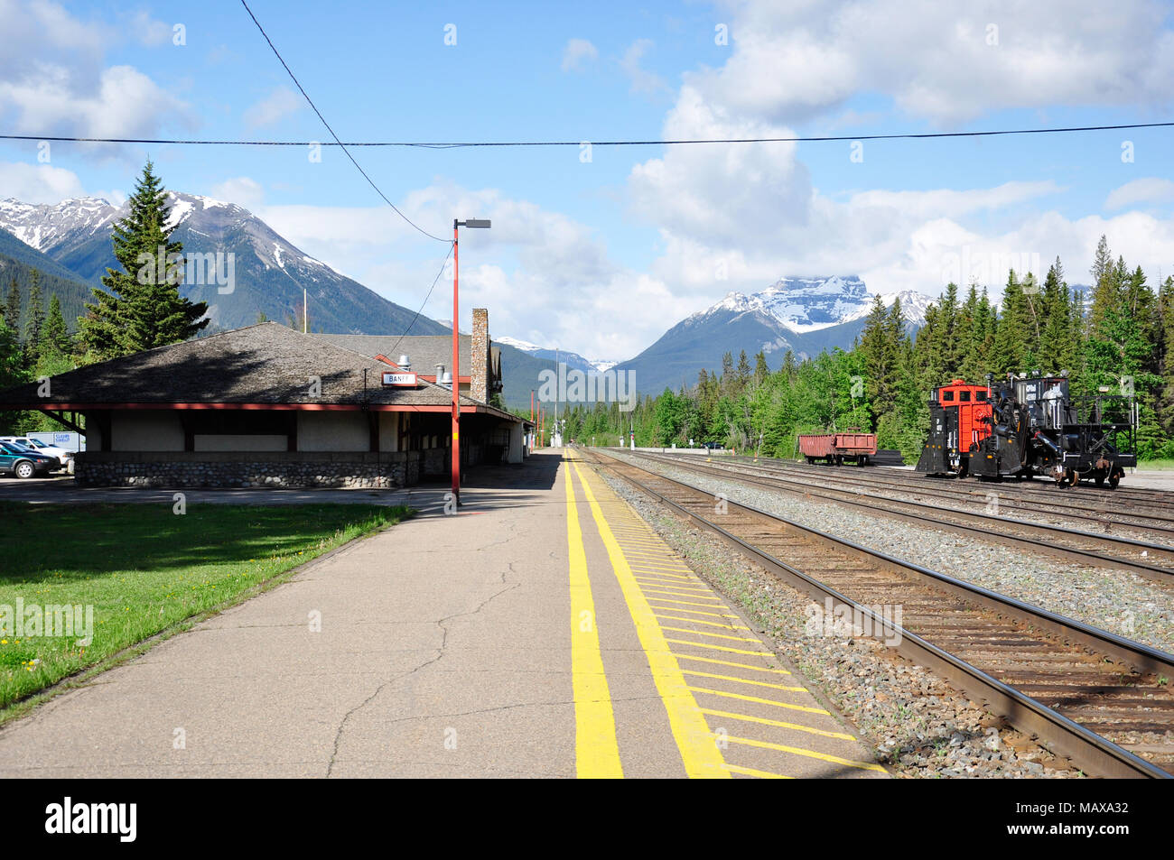 Banff Station was originally built for the Canadian Pacific Railway but ...