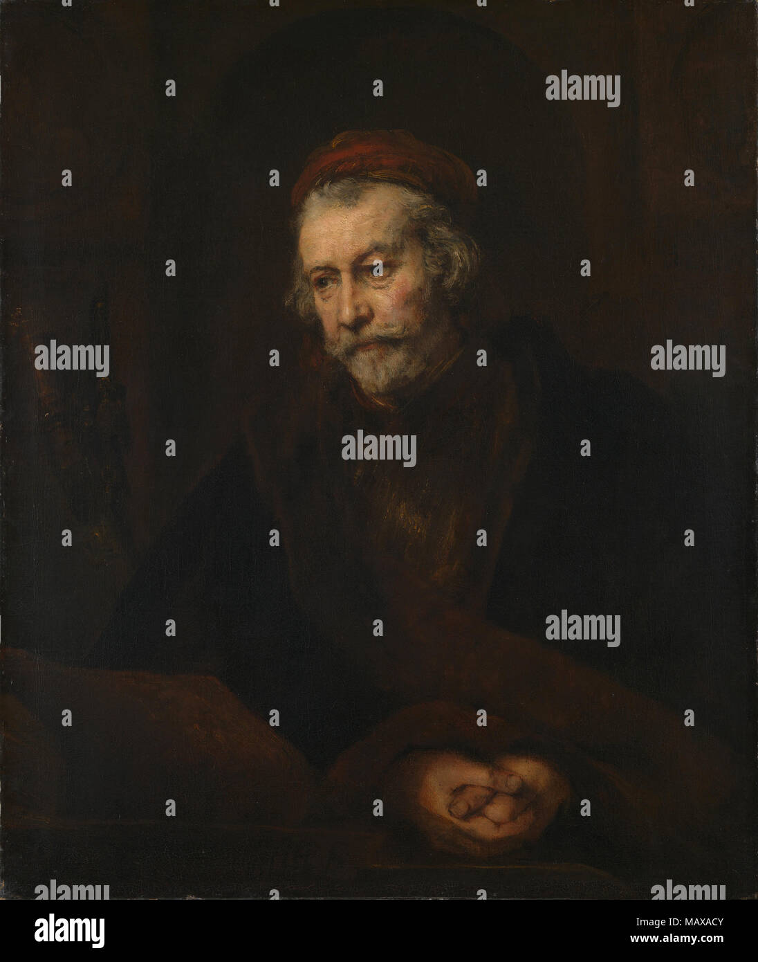 Rembrandt van Rijn Oil painting Stock Photo - Alamy