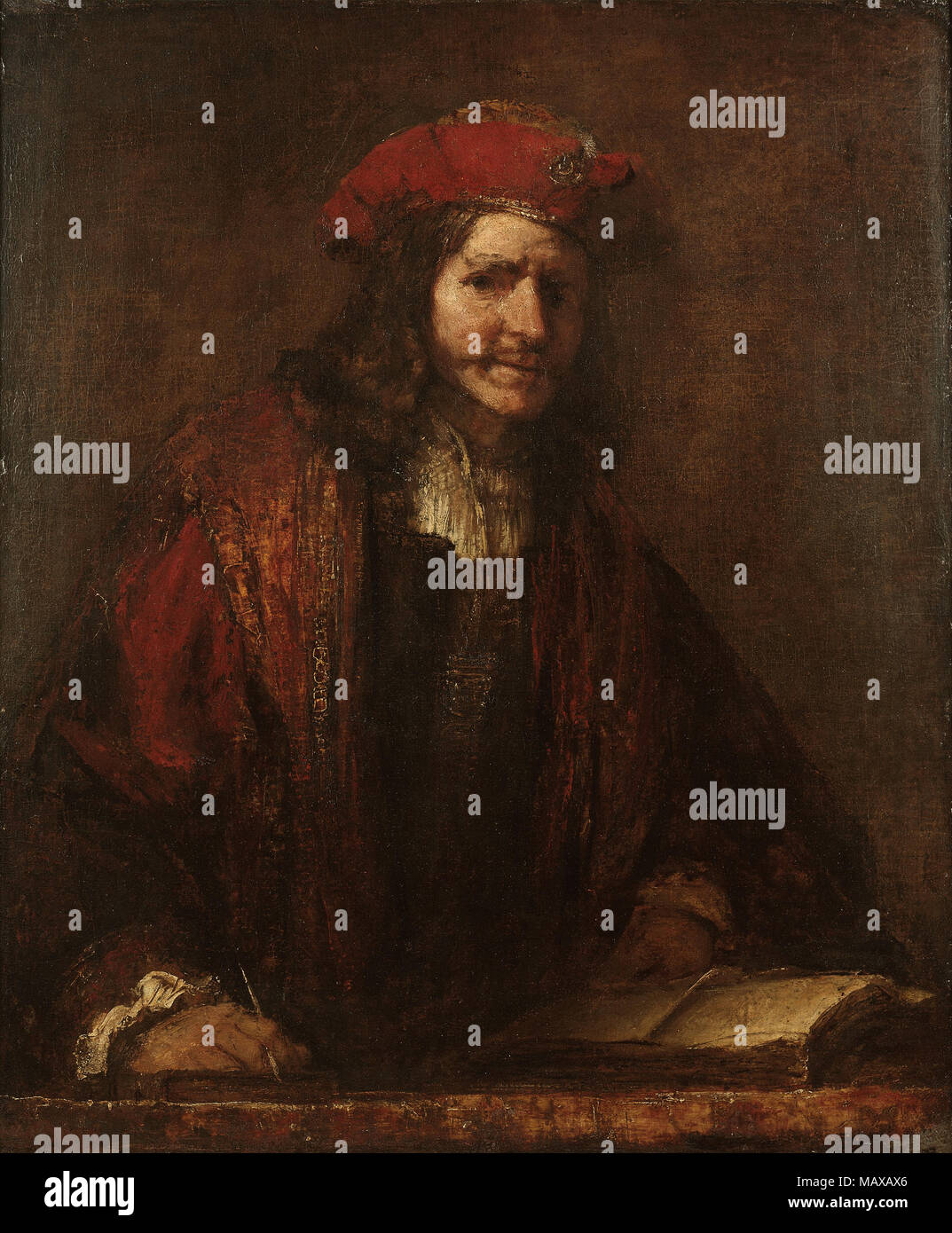 Rembrandt van Rijn Oil painting Stock Photo - Alamy