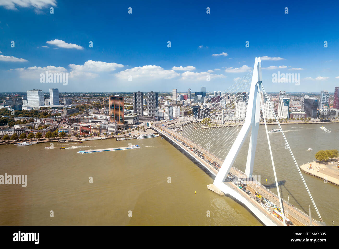 Rotterdam harbor from above hi-res stock photography and images - Alamy