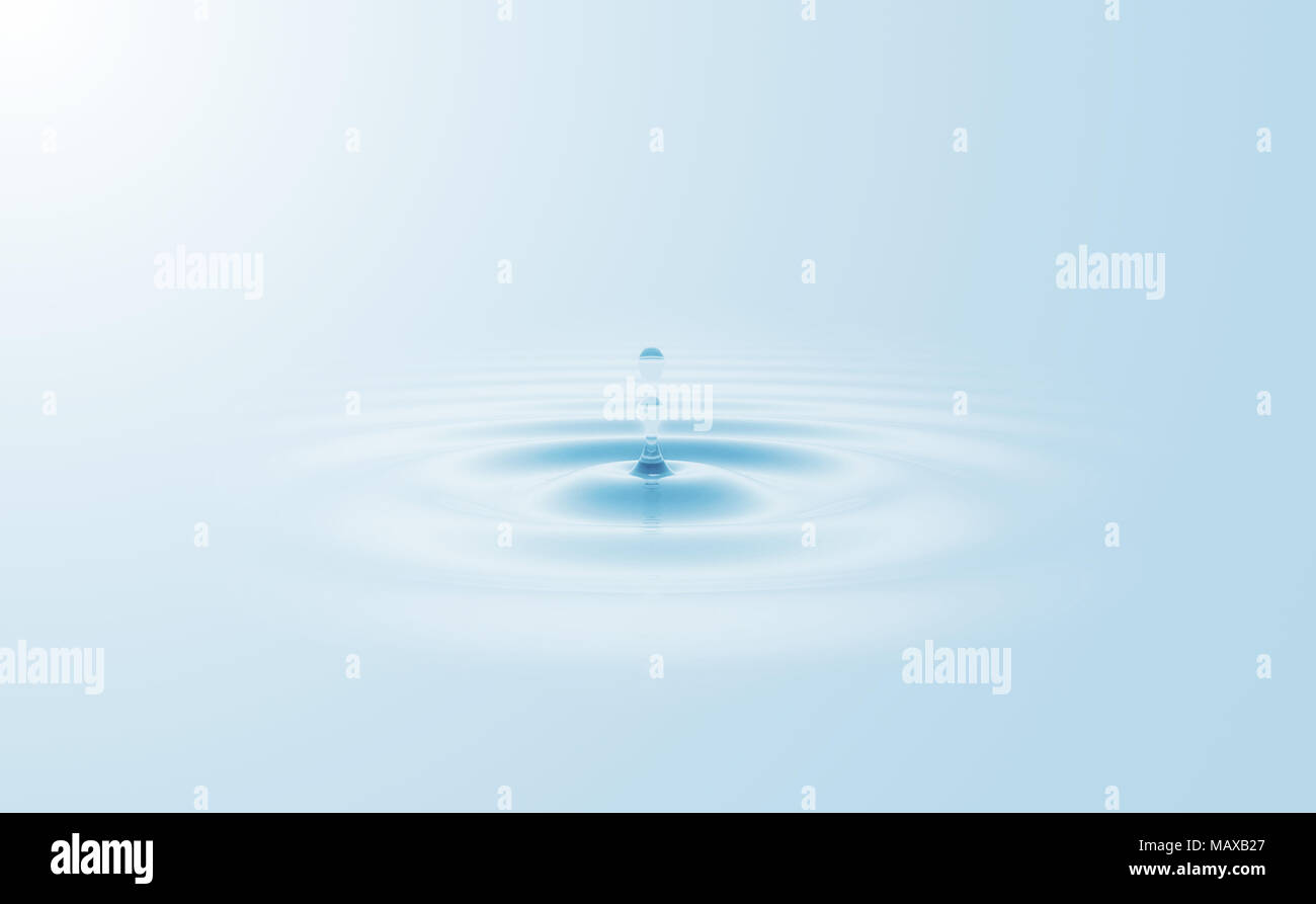 water drop isolated on white Stock Photo - Alamy