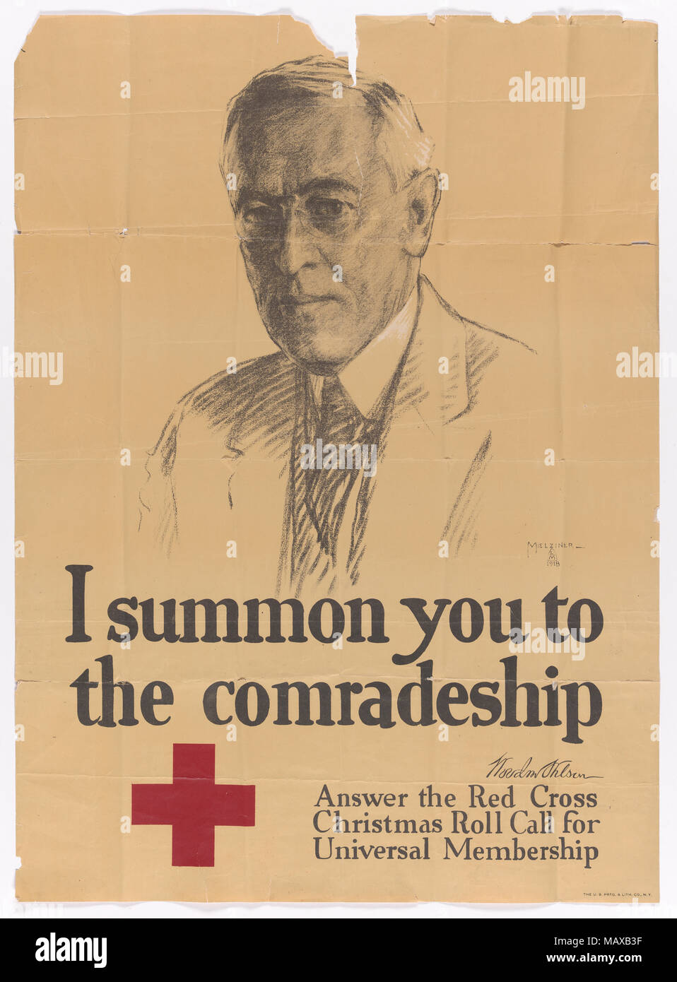 Red Cross Poster, 1918 Stock Photo - Alamy