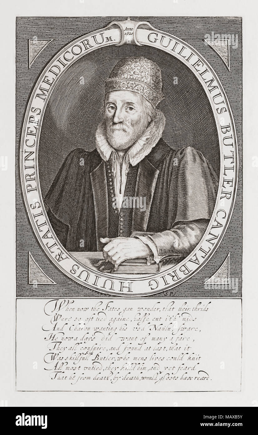 William Butler, 1535–1617. English academic and physician. From ...