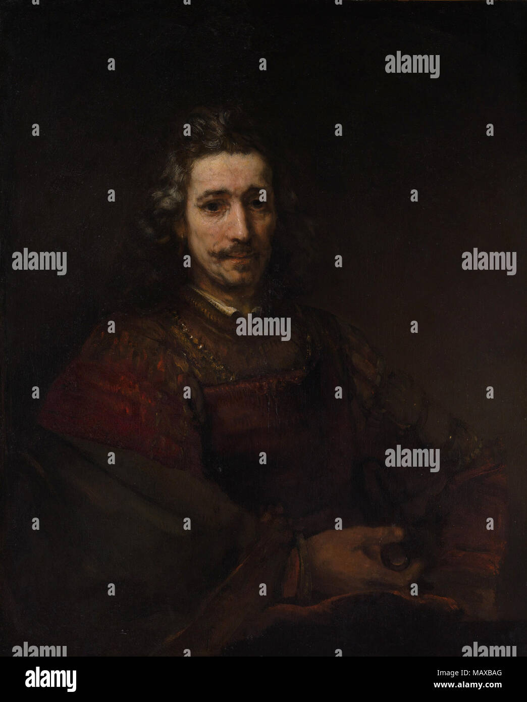 Rembrandt van Rijn Oil painting Stock Photo - Alamy