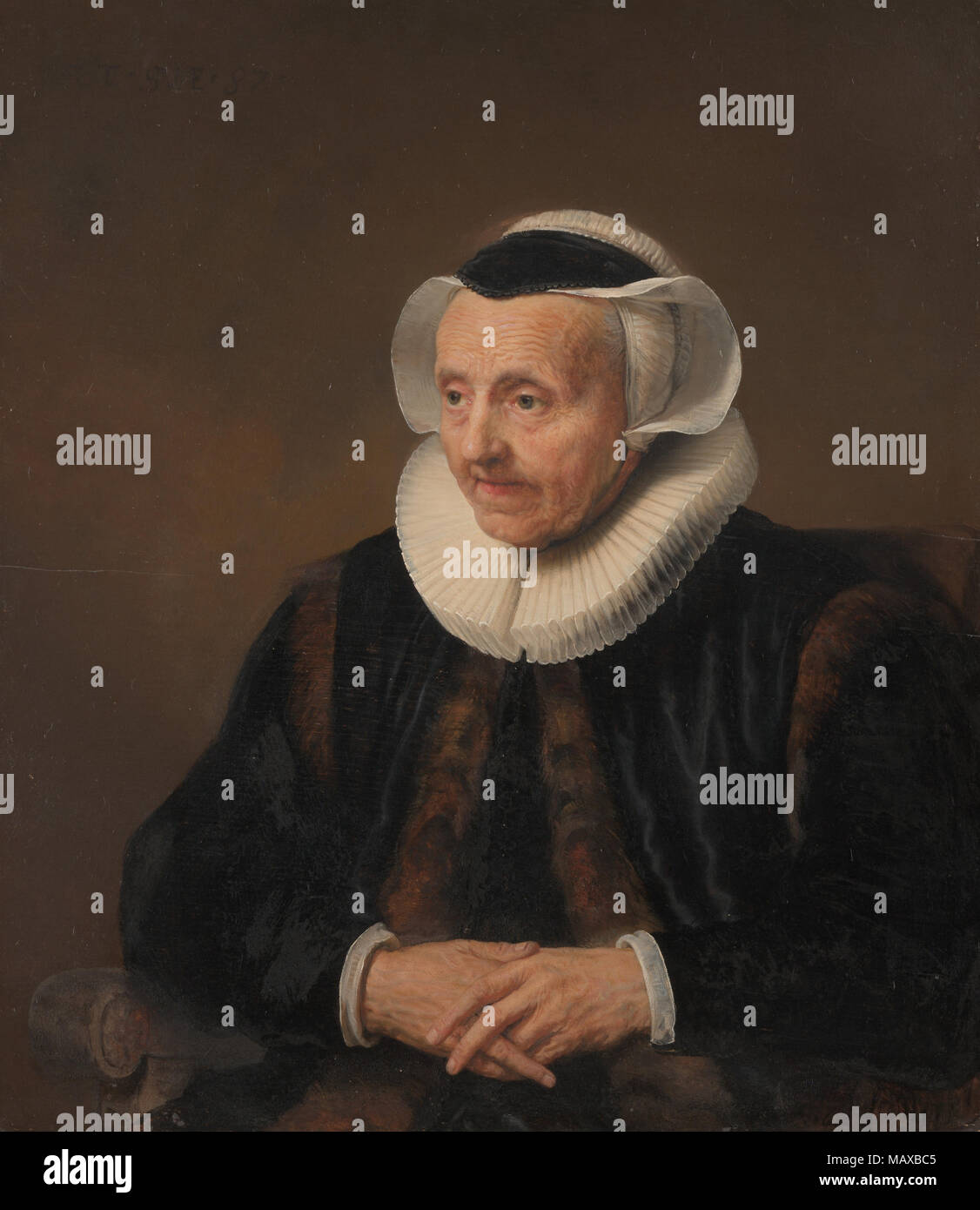 Rembrandt van Rijn Oil painting Stock Photo - Alamy