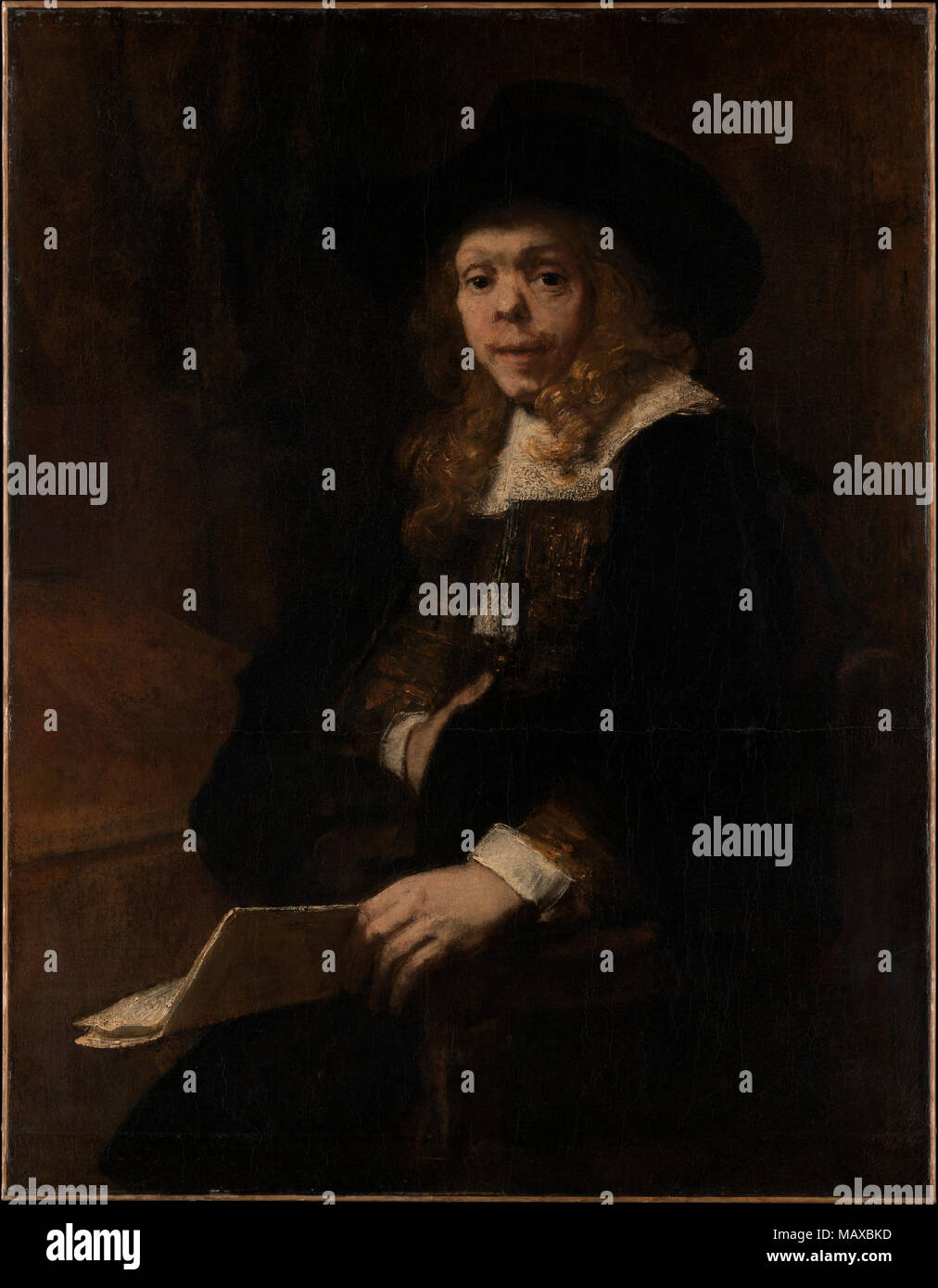 Rembrandt van Rijn Oil painting Stock Photo - Alamy