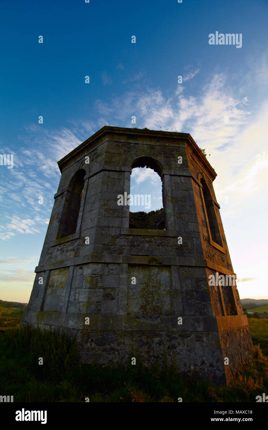 Temple on Kenmuir Hill Howwood Scotland Stock Photo - Alamy