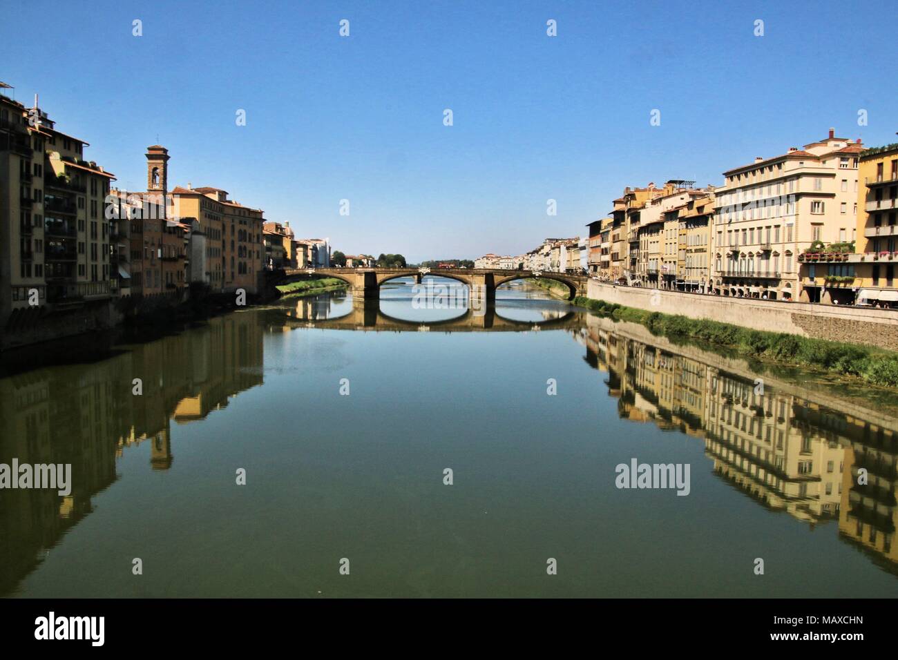 A view of a bridge in Florence Stock Photo - Alamy