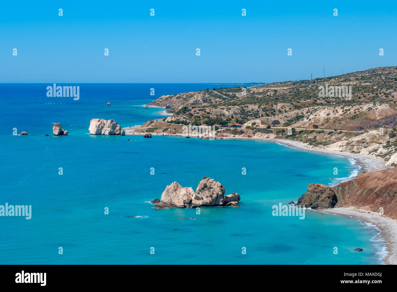 Aphrodites rock cyprus hi-res stock photography and images - Alamy