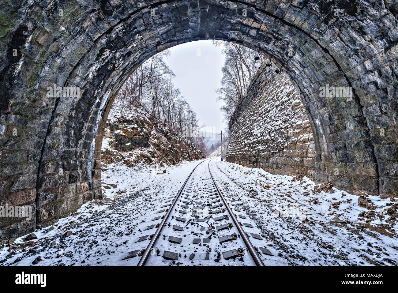 Siberia tunnel hi-res stock photography and images - Alamy