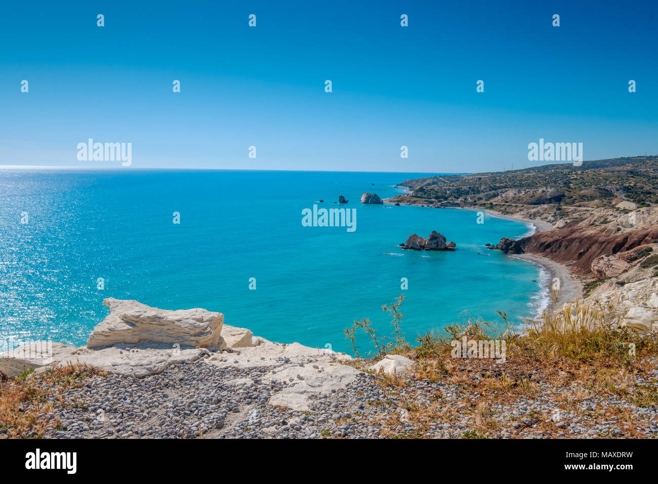 Aphrodites rock cyprus hi-res stock photography and images - Alamy
