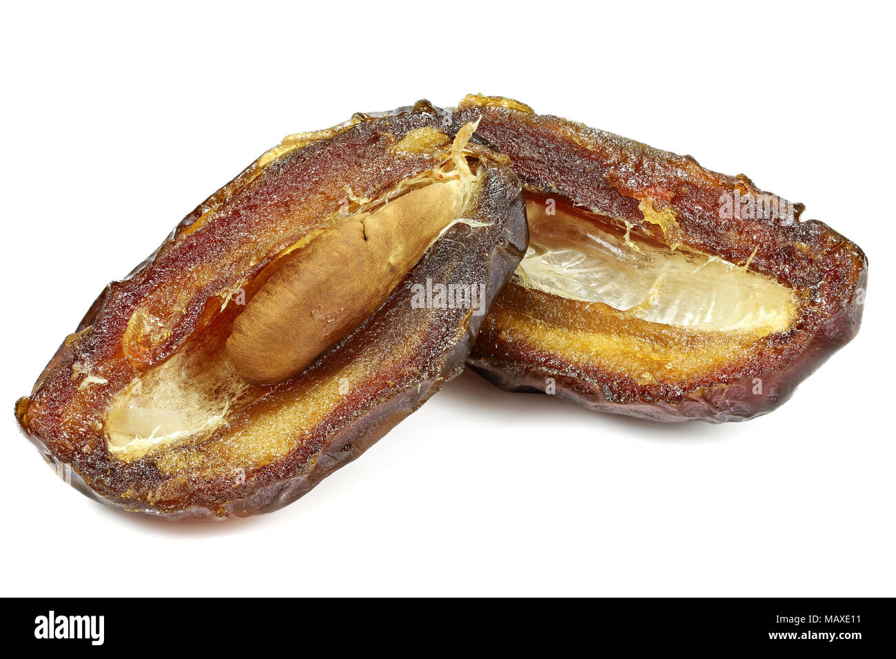 organic Medjool dates from Israel isolated on white background Stock ...