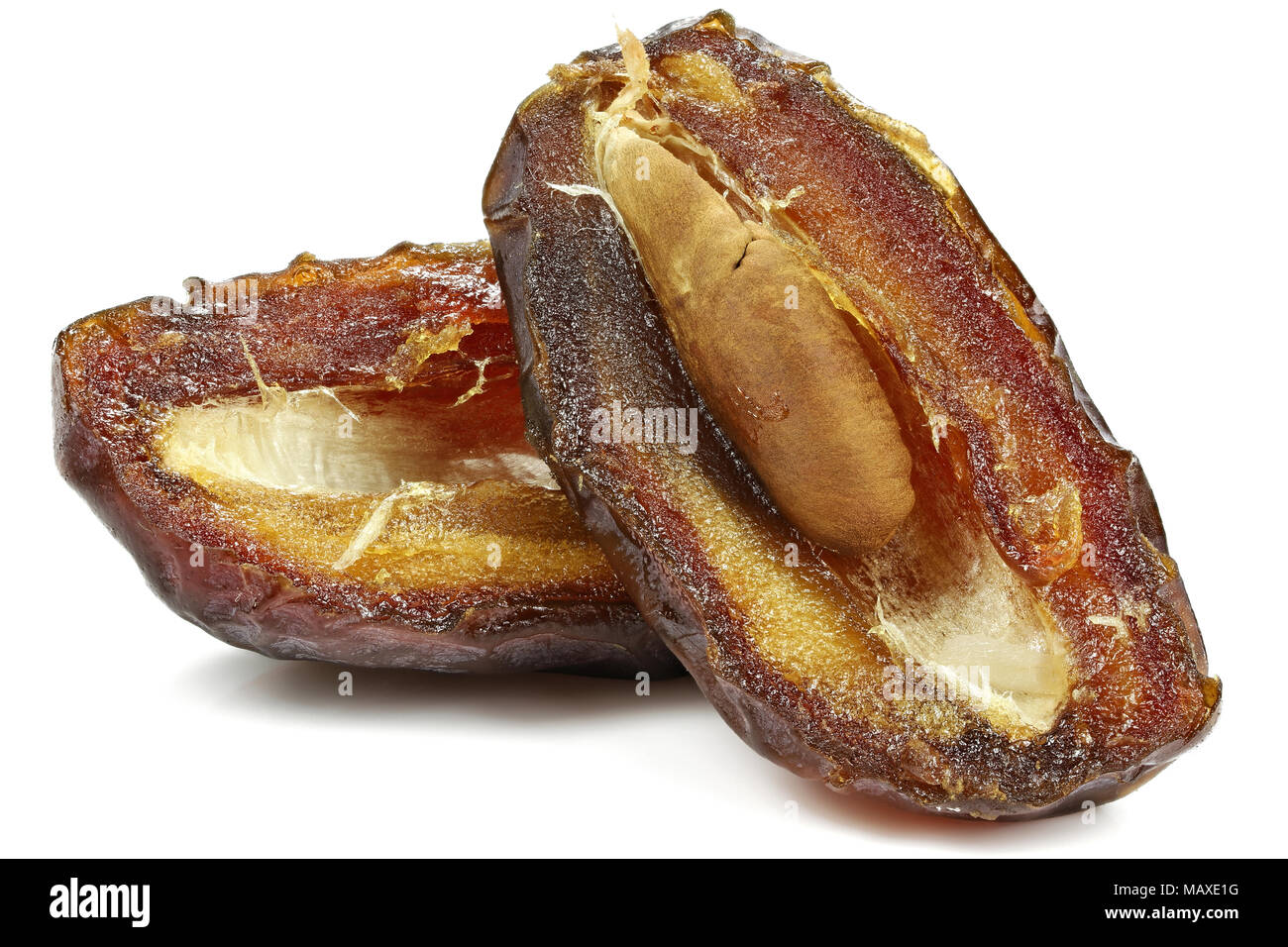 organic Medjool dates from Israel isolated on white background Stock ...