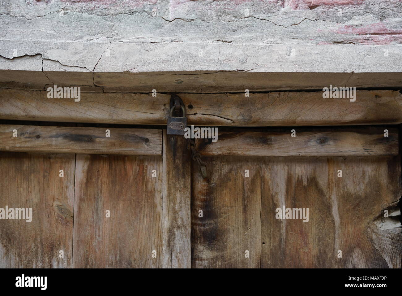 Old splintered door in a rural home in Punjab Pakistan Stock Photo - Alamy