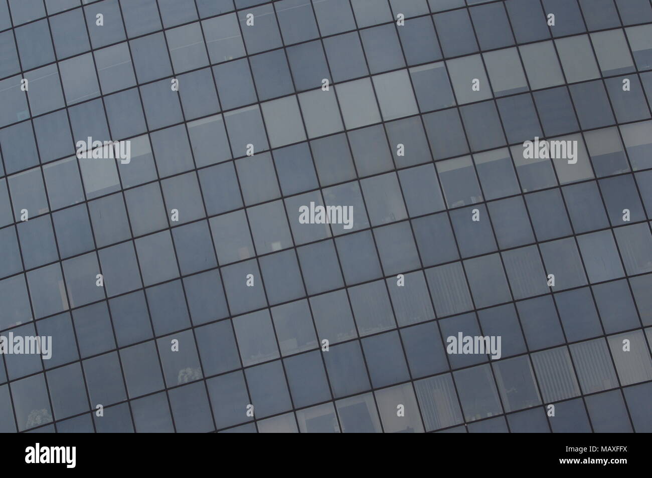 Glazed building facade Stock Photo - Alamy