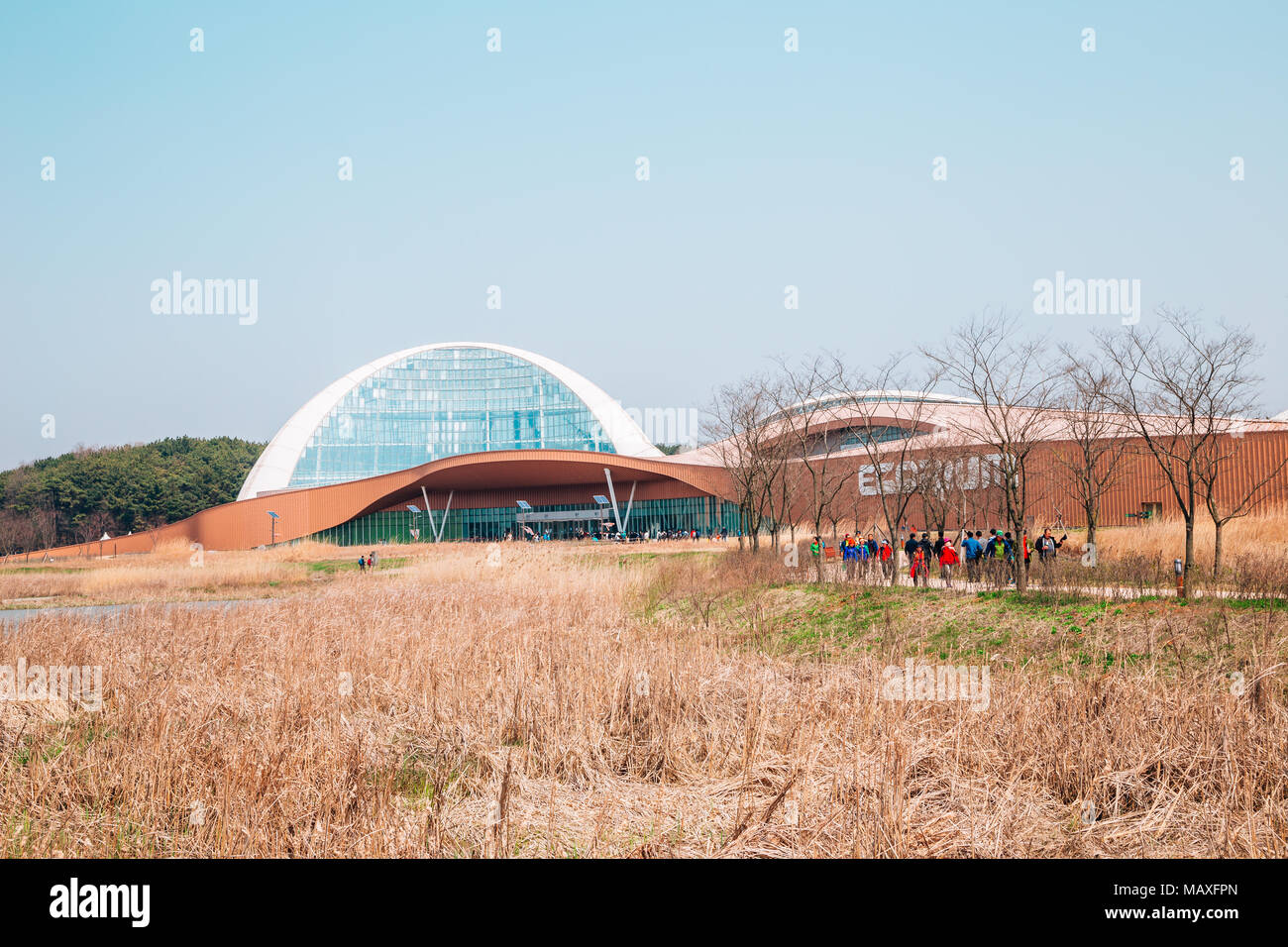 Seocheon, Korea - April 10, 2015 : National Institute of Ecology, eco ...