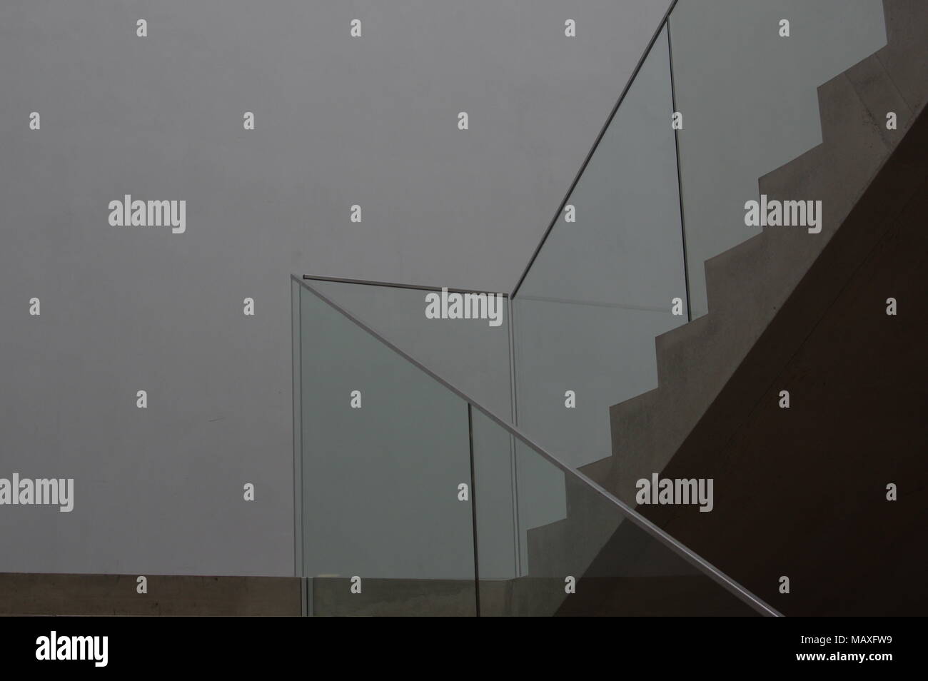 Modern stair rails hi-res stock photography and images - Alamy