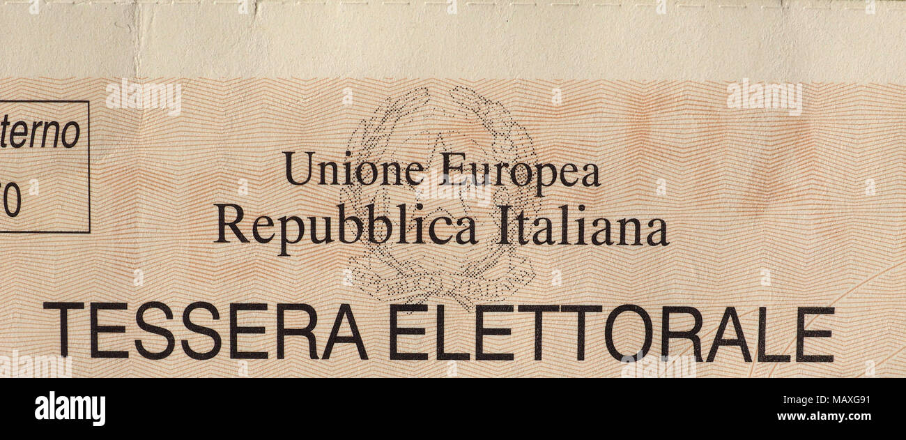 Electoral card hi-res stock photography and images - Alamy