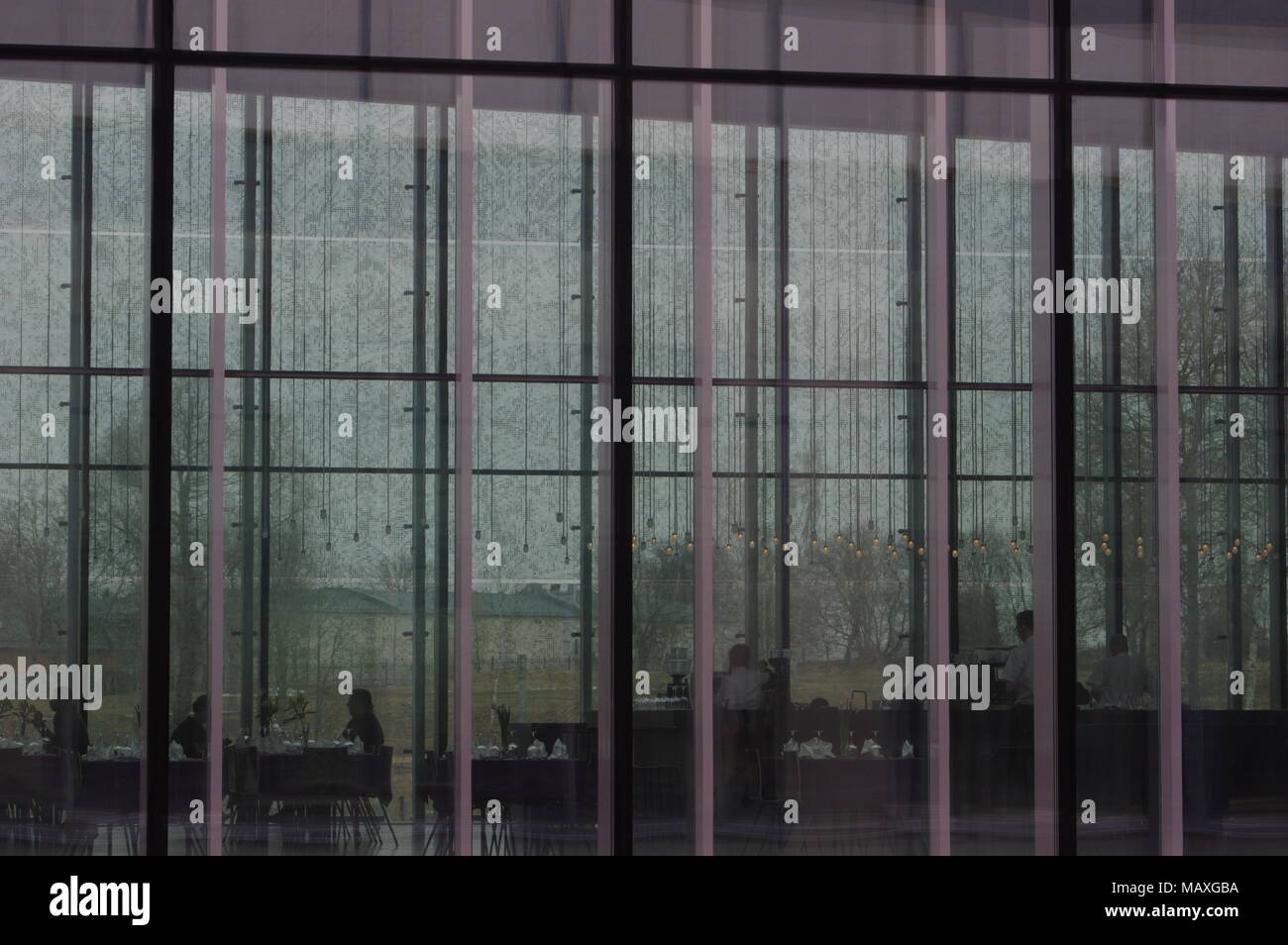 Glazed building facade Stock Photo - Alamy