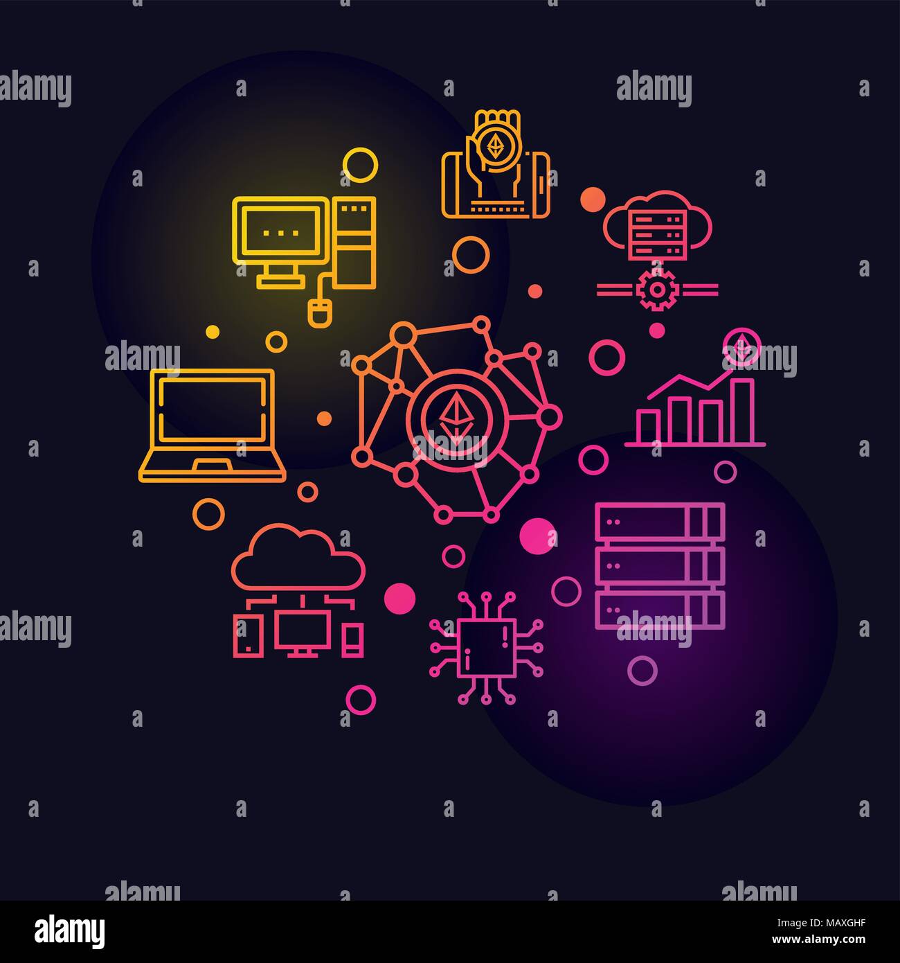 Ethereum vector illustration Stock Vector Image & Art - Alamy