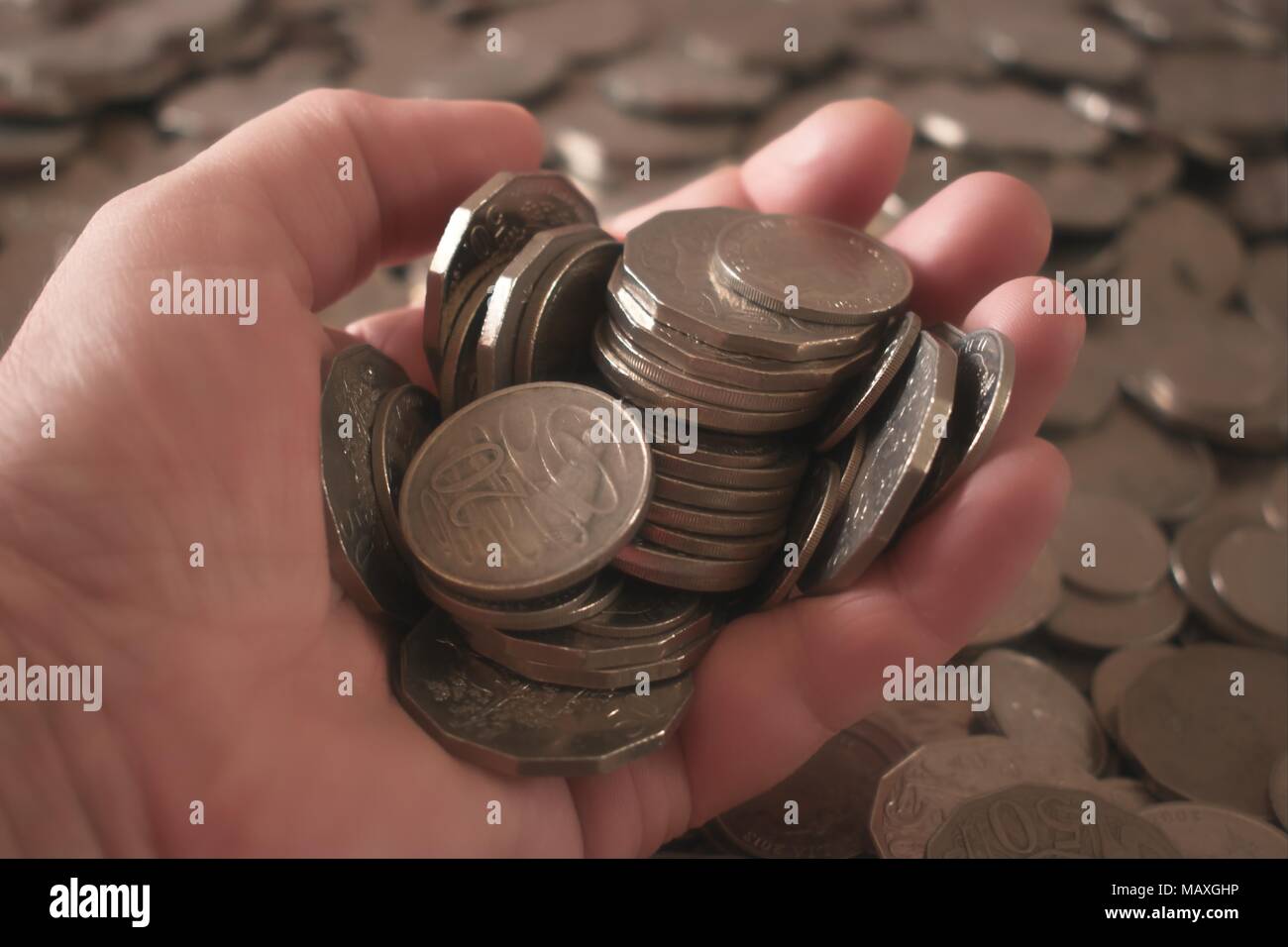 Heaps of money hi-res stock photography and images - Alamy