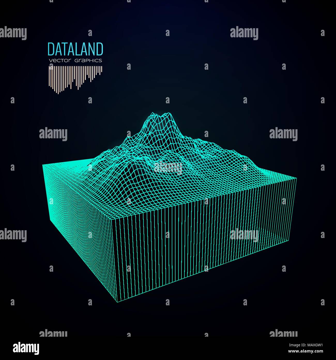 3d vector object Stock Vector Image & Art - Alamy