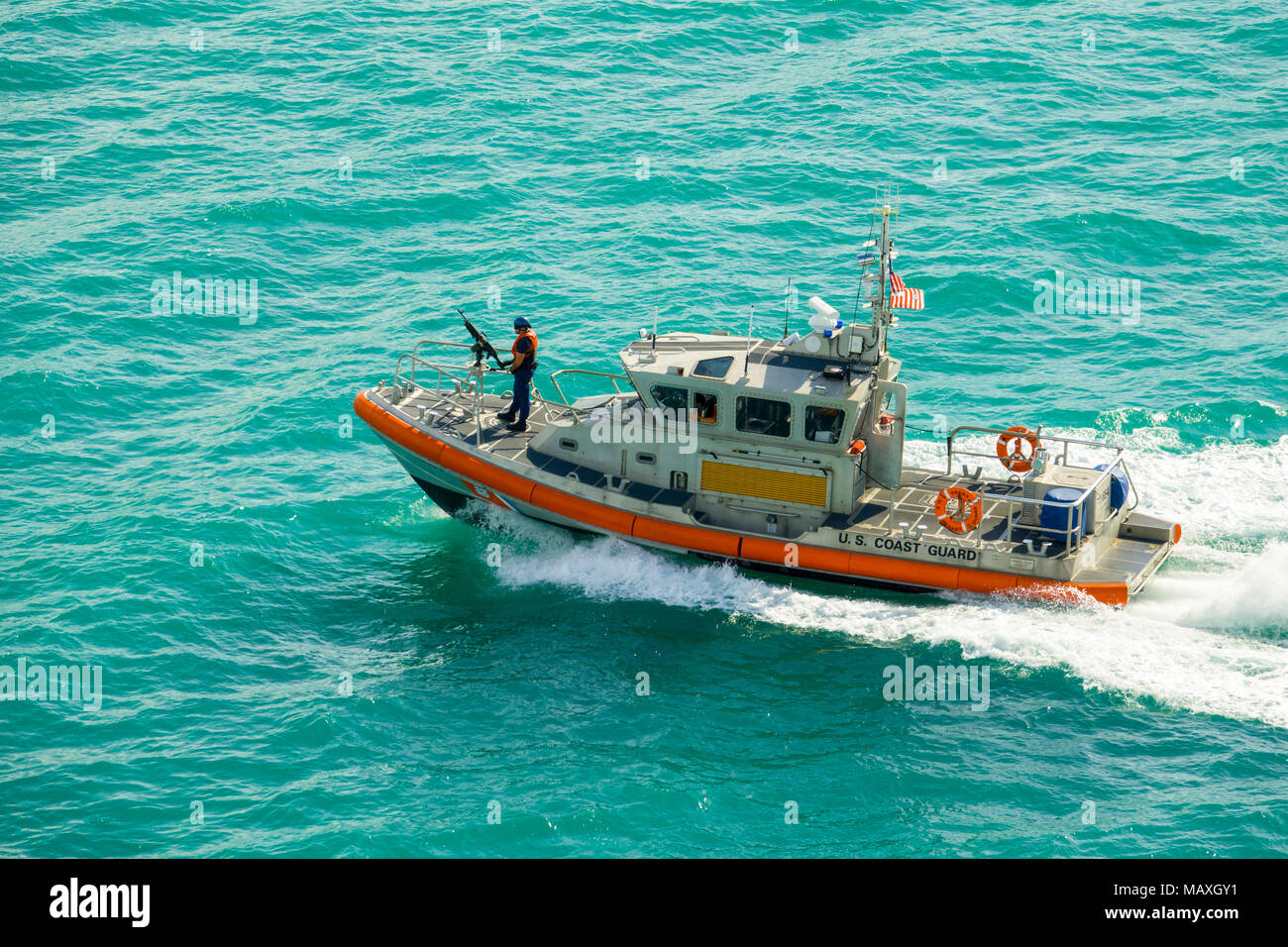 Coast guard station at Key West Florida Stock Photo - Alamy