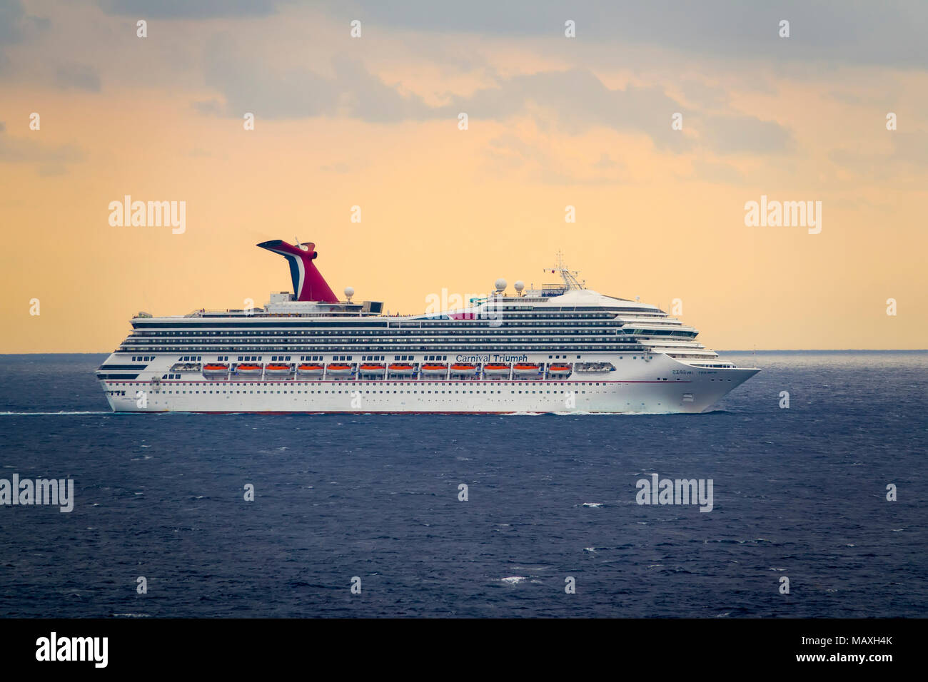 Carnival Triumph Cruise ship Stock Photo - Alamy