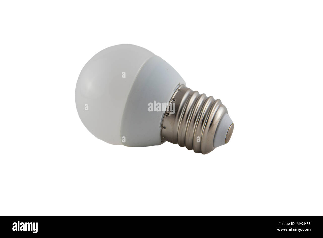 led light bulb isolated on white background Stock Photo - Alamy
