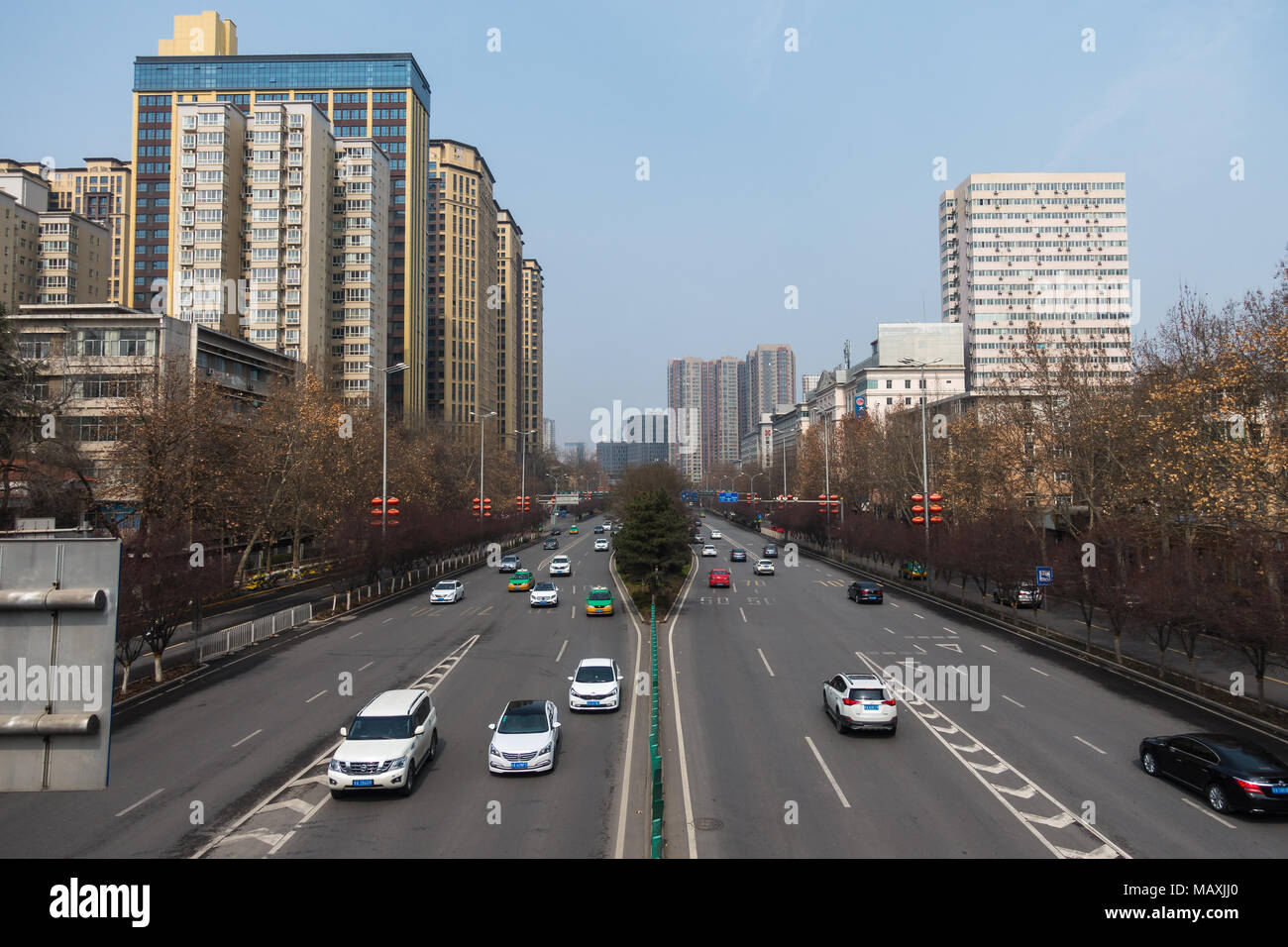 Chinese Apartment Building Tall Highrise Development Living Space Urban ...