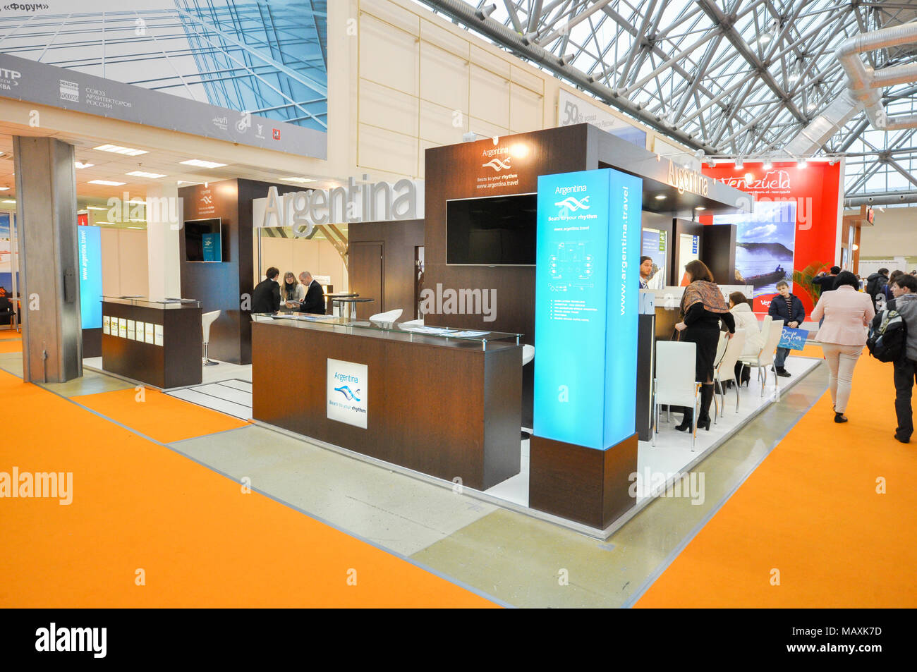 Argentina booth at 24th Moscow International Travel & Tourism ...