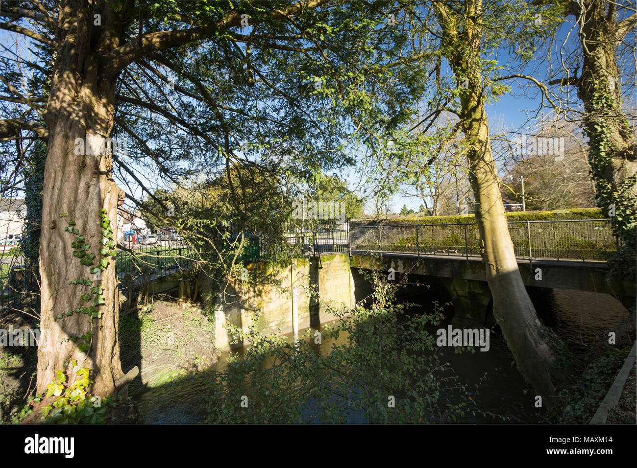 Gillingham Town Bridge that was sketched by John Constable RA in 1820 ...