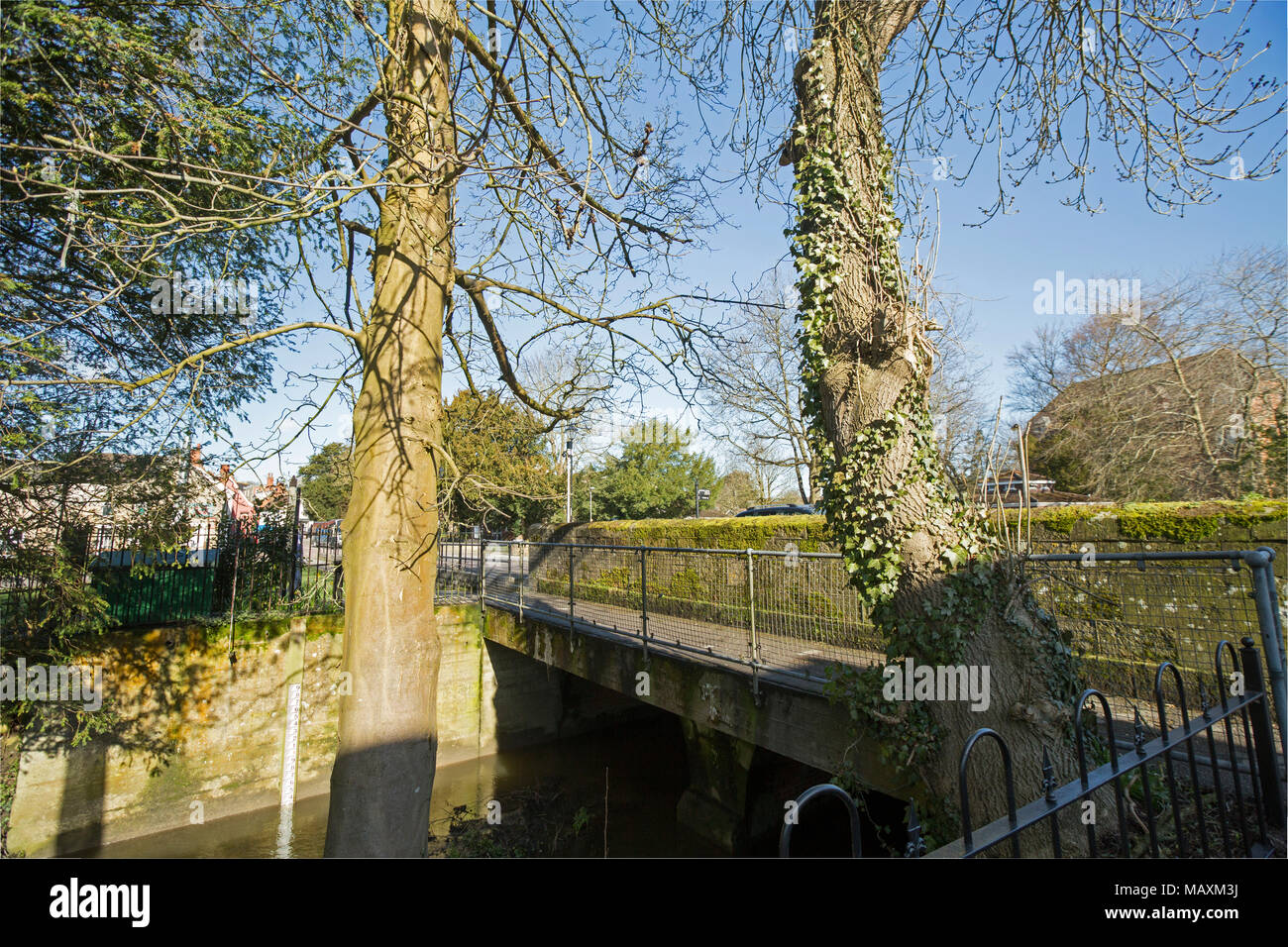 Gillingham Town Bridge that was sketched by John Constable RA in 1820 ...