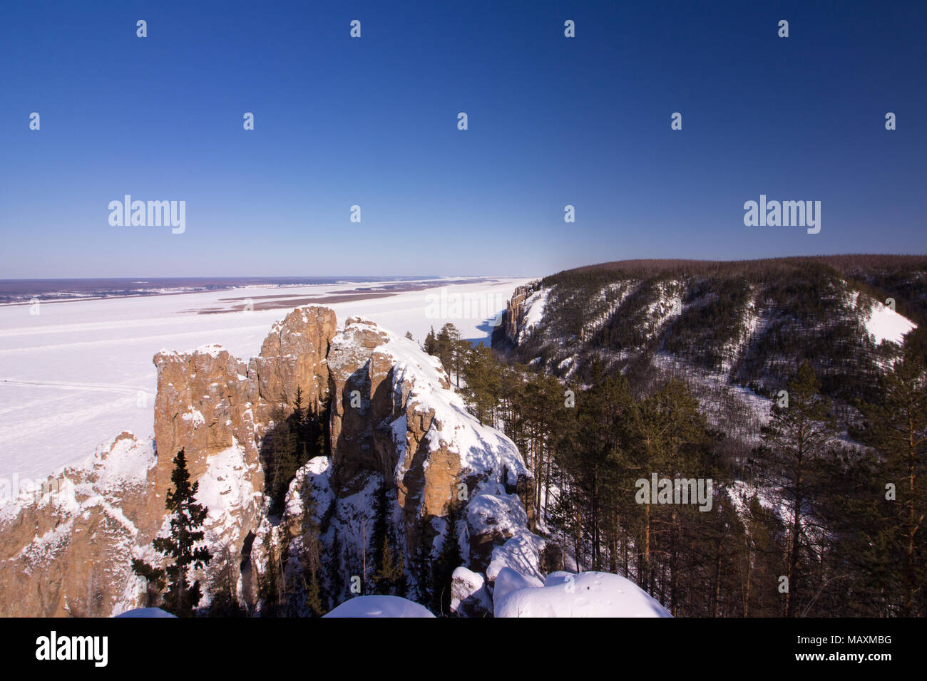 Lena pillars nature park hi-res stock photography and images - Alamy
