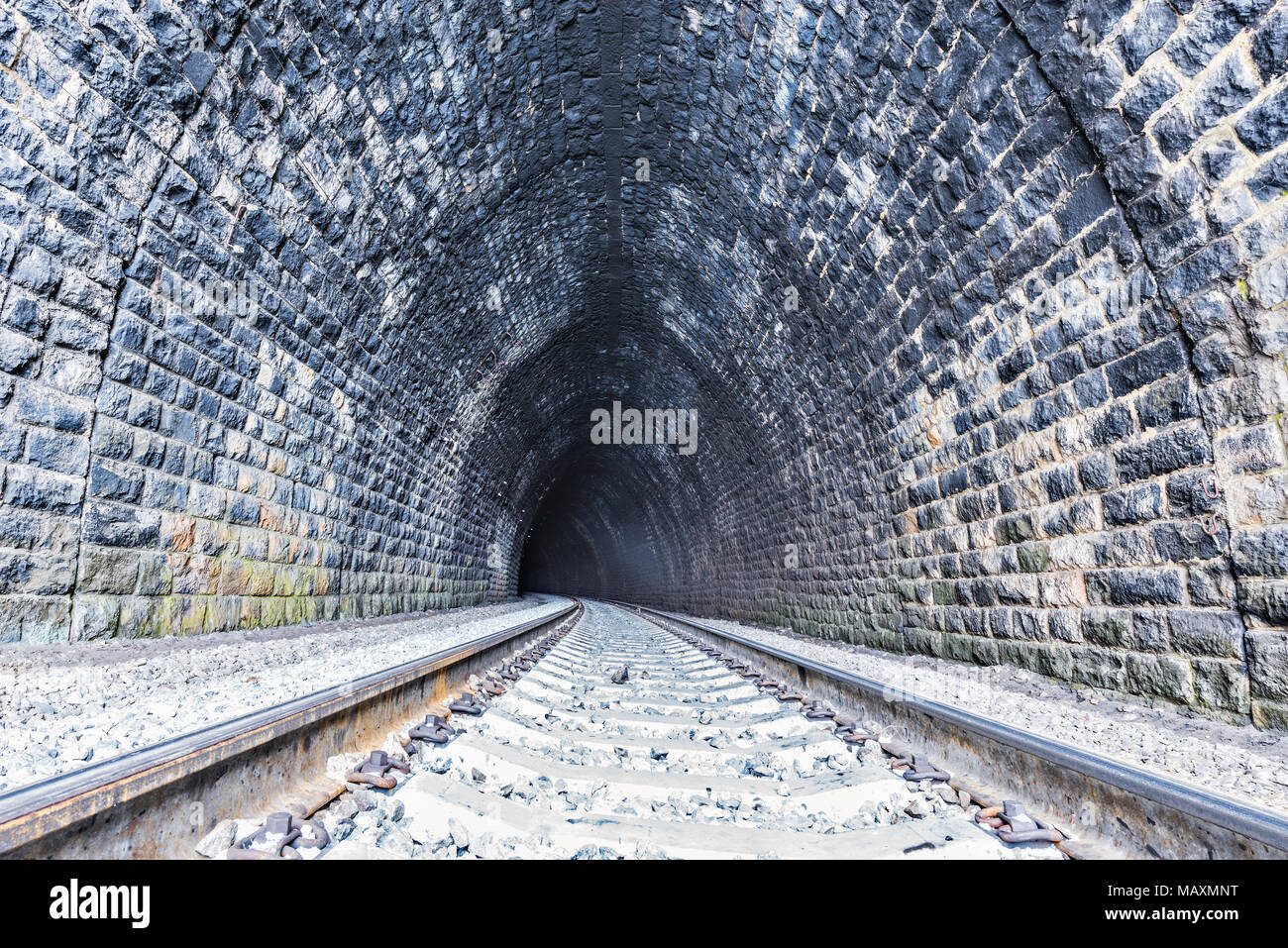View of old tunnel Stock Photo - Alamy